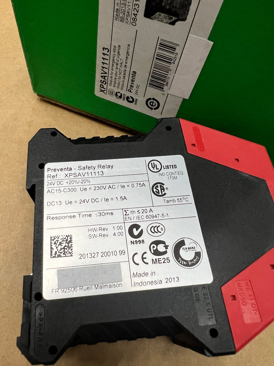 Schneider Electric Xpsav11113 Safety Relay Rockss Automation