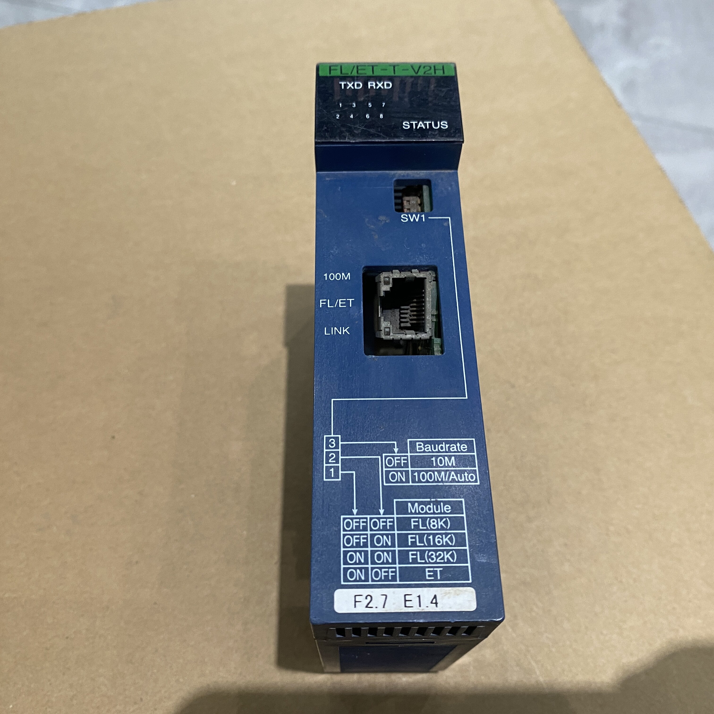 豐田 TOYOPUC FL/ET-T-V2H THU-6289 模組 – Rockss Automation